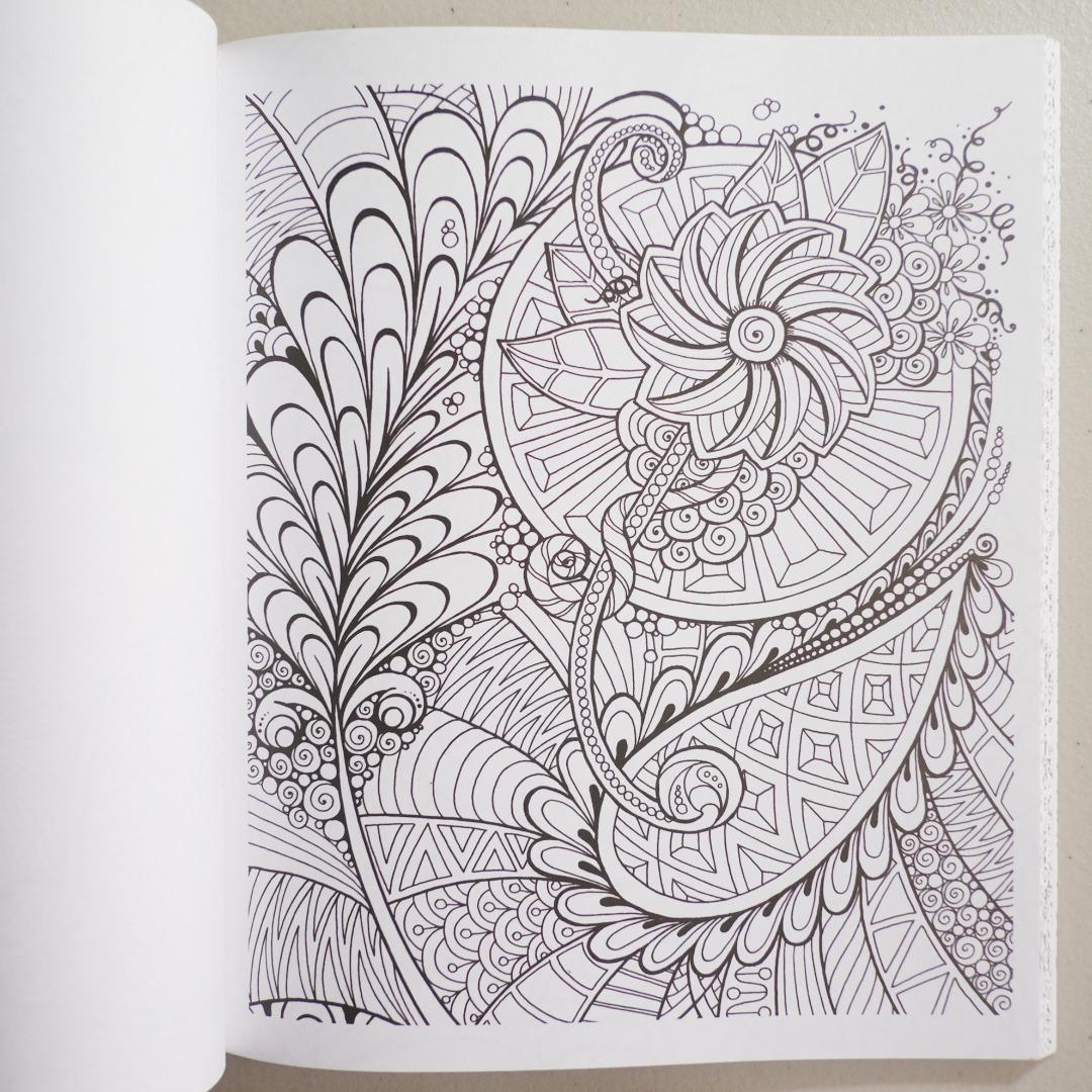 Zen Doodle Coloring Creative Sensations, Hobbies & Toys, Stationary ...