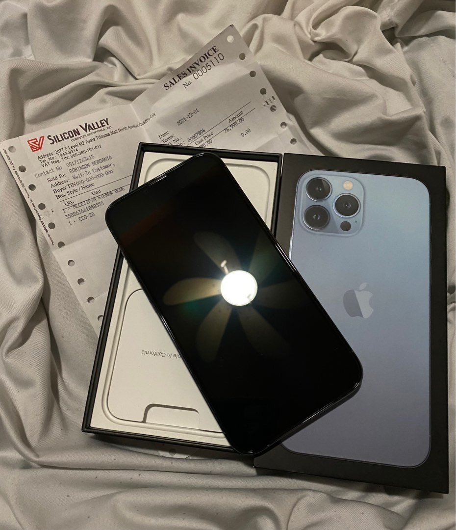 13 Pro Max 256gb Sierra Blue (with official receipt), Mobile Phones & Gadgets, Mobile Phones ...