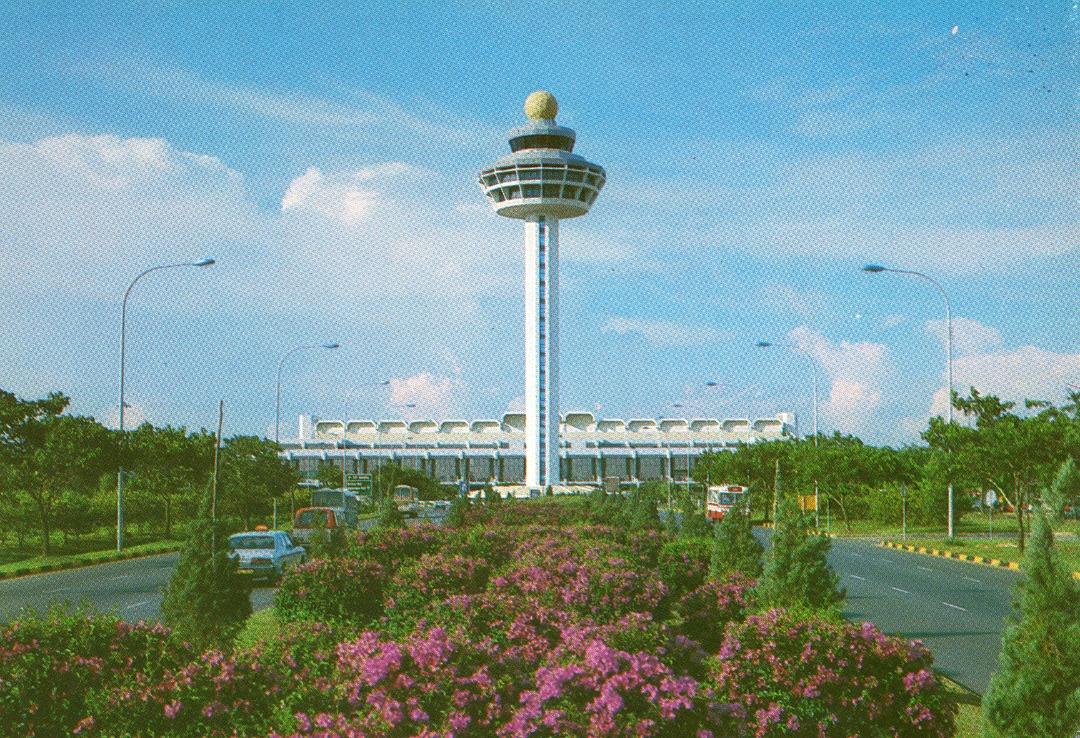 =Reserved= 1980s Changi Int'l Airport Terminal One Postcard (Rare Vintage Post card of Singapore ...