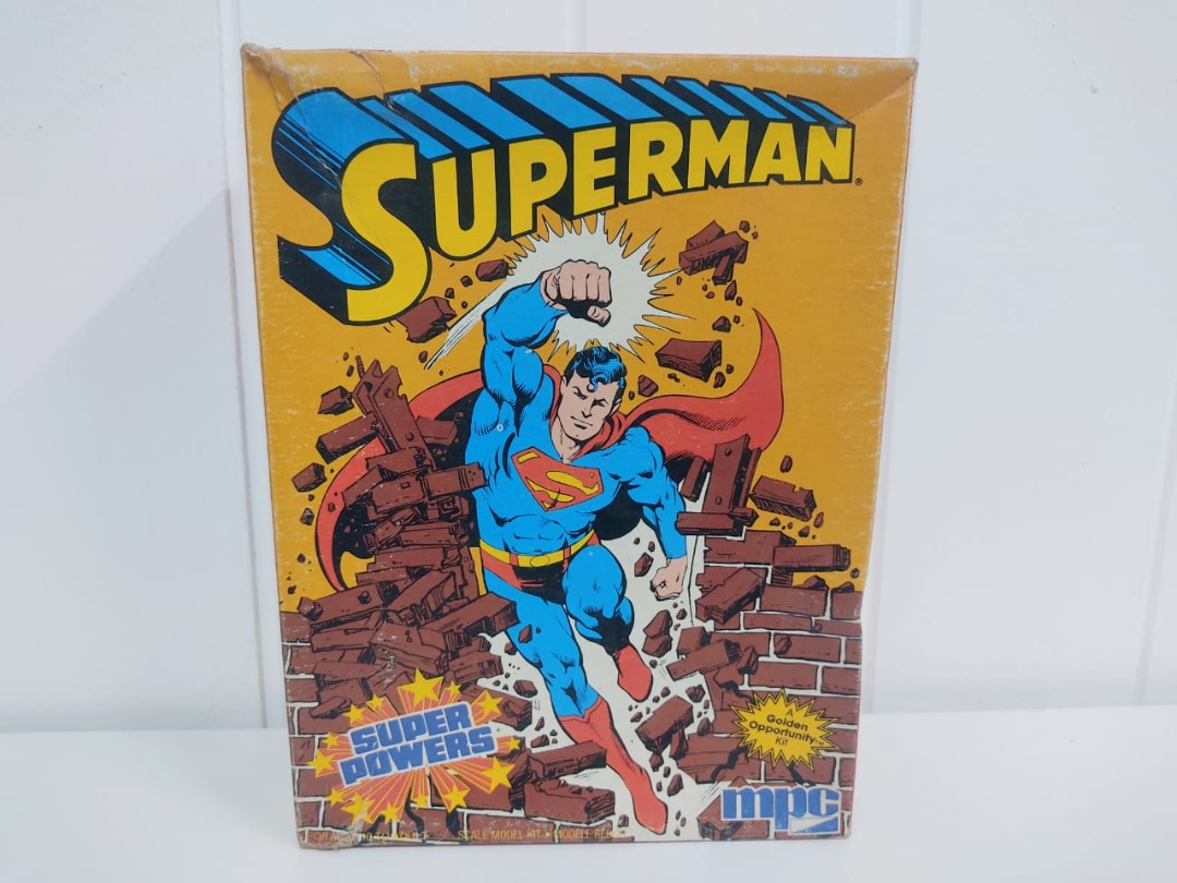 1984 MPC SUPER POWERS - SUPERMAN MODEL KIT, Hobbies & Toys ...