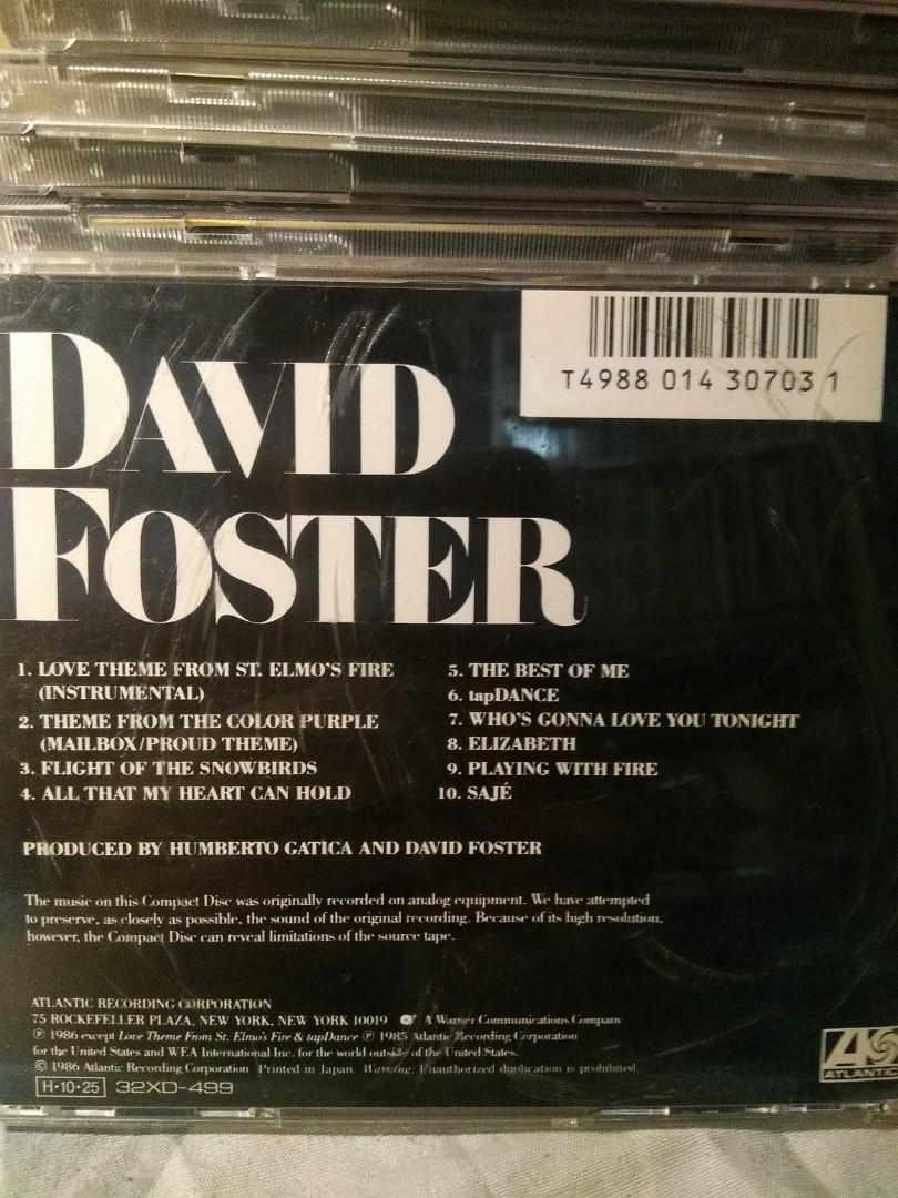 20922 David Foster, greatest hits,Made in Japan, 興趣及遊戲, 音樂樂器 & 配件, 音樂與 ...