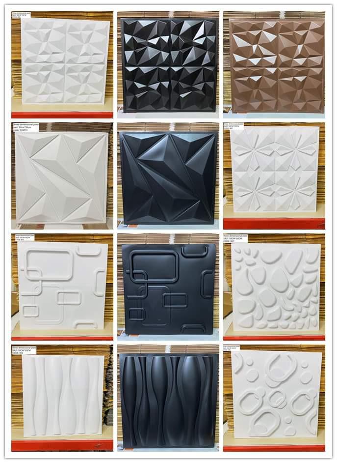 3d Pvc wall panel 50cmx50cm, Furniture & Home Living, Home Decor, Wall Decor on Carousell
