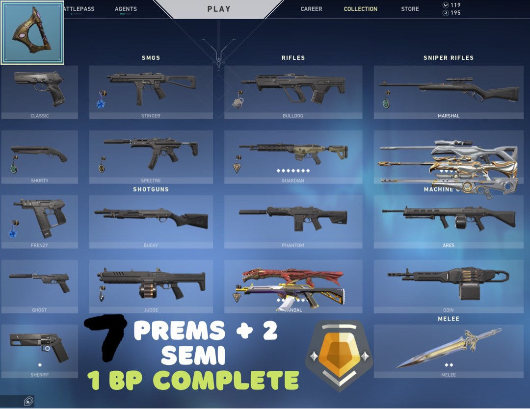 7 PREMIUM SKINS VALORANT ACCOUNT WTS//CHEAP, Video Gaming, Video Games ...