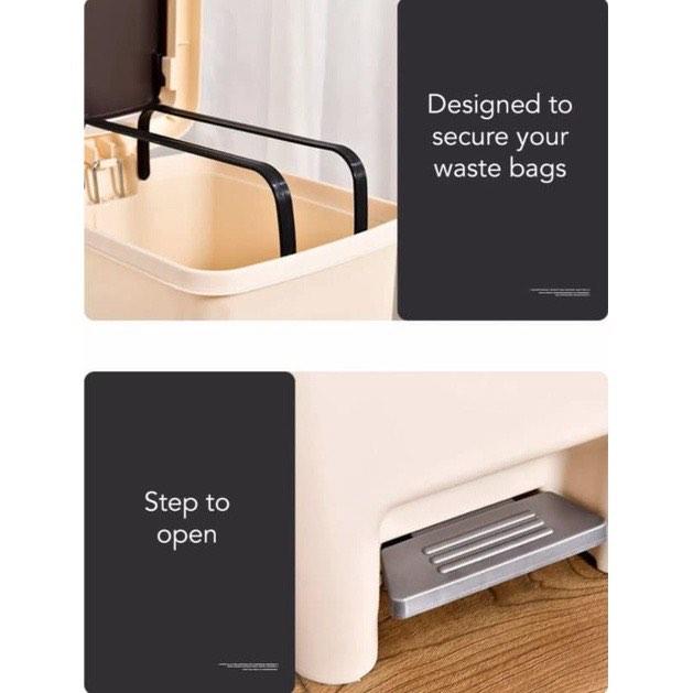 8L/15L/20L 2 Way Capacity Trash Bin, Furniture & Home Living, Cleaning ...