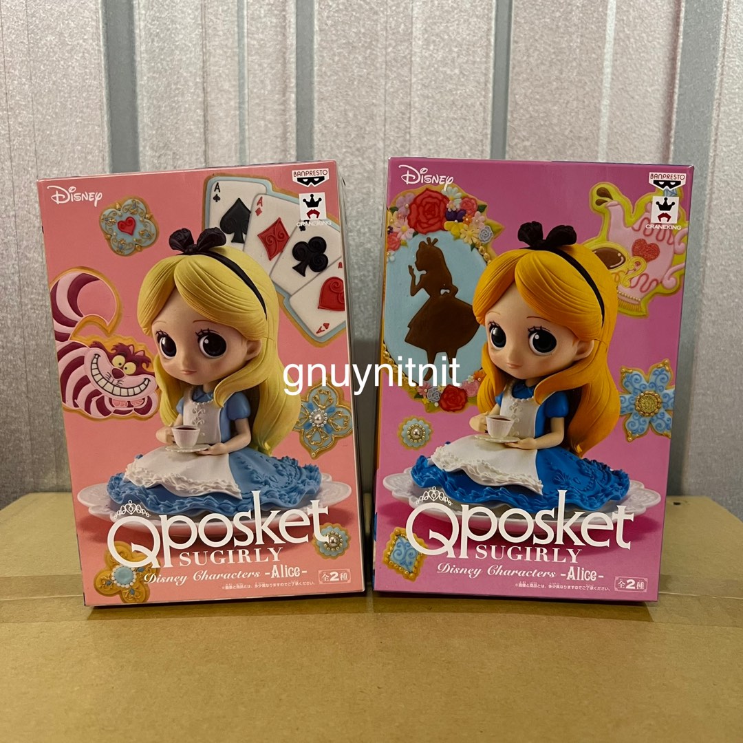全新 靚盒 日版 QPosket Alice 愛麗絲 Sugirly A B, 興趣及遊戲, 玩具 & 遊戲類 - Carousell