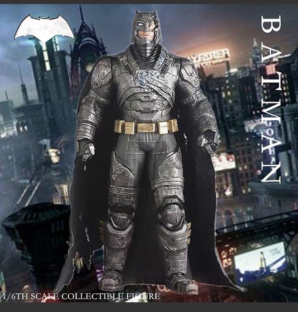 全新 副廠 armored Batman battle damage BD crazy toys BVS superman 1/6 ...