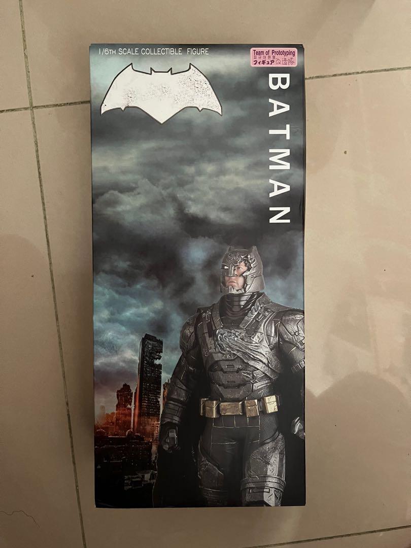 全新 副廠 armored Batman battle damage BD crazy toys BVS superman 1/6 ...