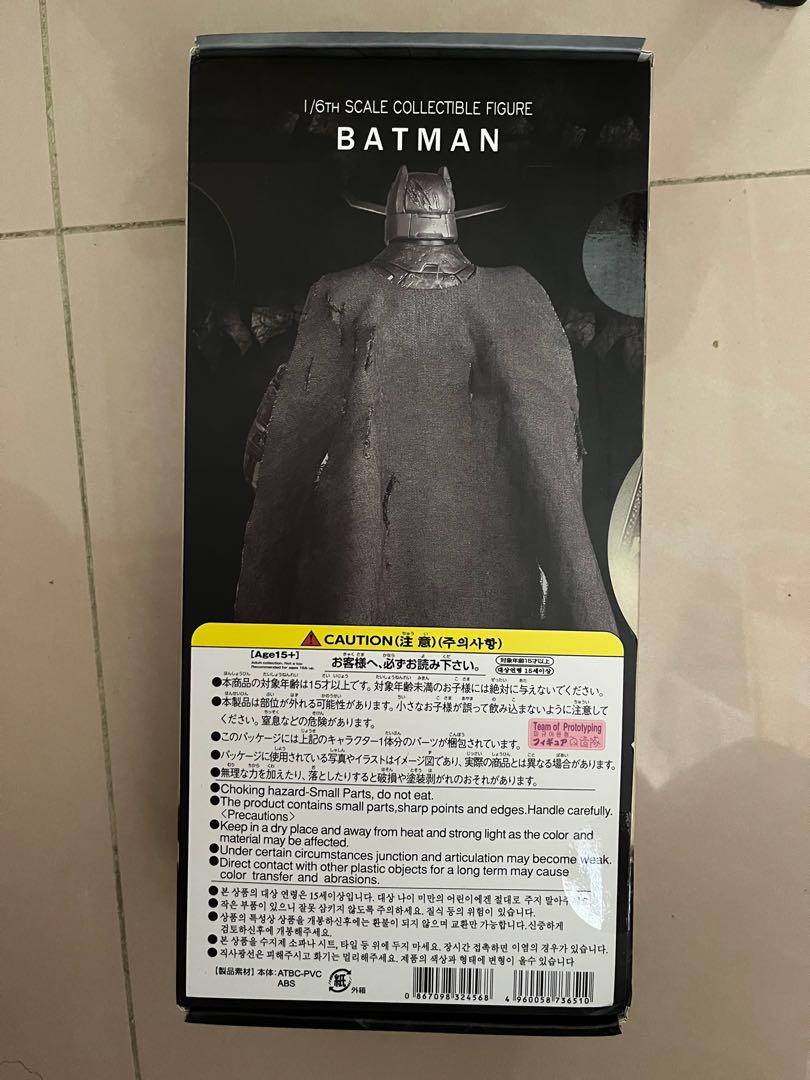 全新 副廠 armored Batman battle damage BD crazy toys BVS superman 1/6 ...
