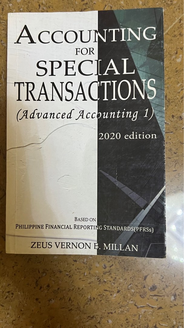 ACCOUNTING FOR SPECIAL TRANSACTIONS ( Advanced Accounting 1) by Zeus ...