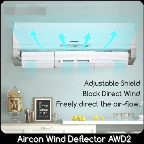 Aircon Wind Deflector AWD / Air Windshield / Adjustable / Block Direct ...