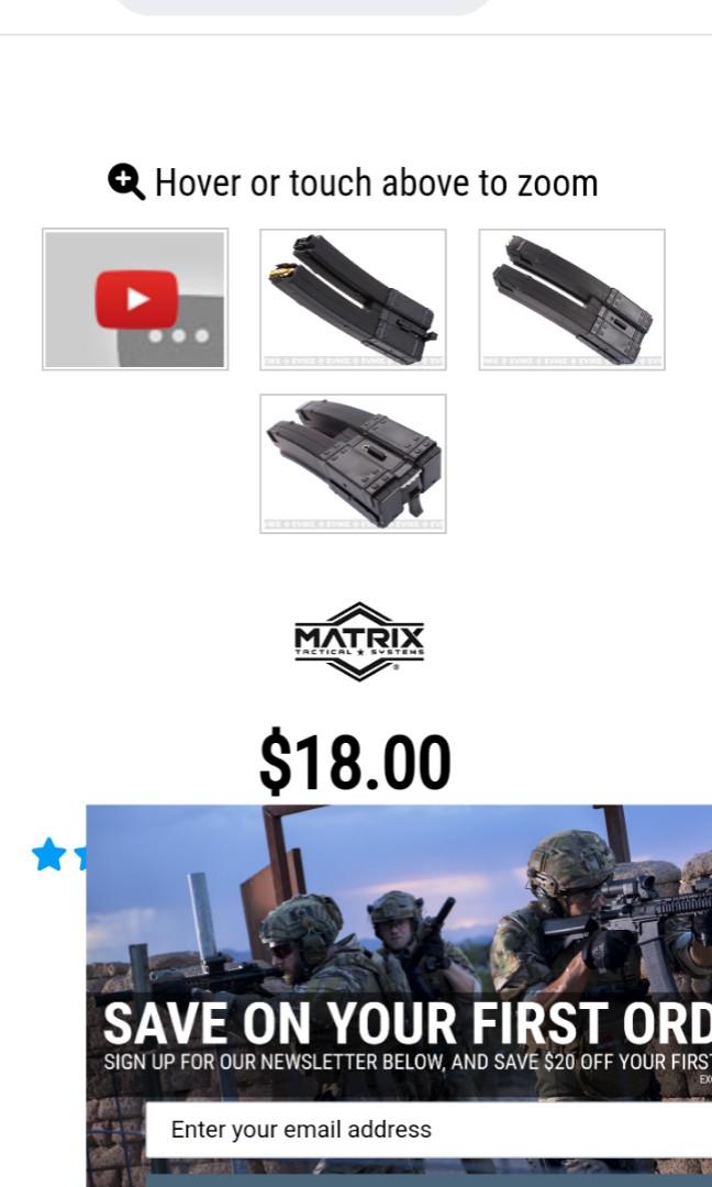 Airsoft MP5 Double Magazine, Hobbies & Toys, Toys & Games on Carousell