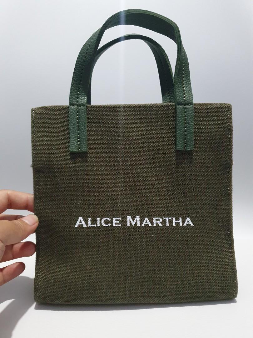 Alice Martha Mini Tote bag with sling, Women's Fashion, Bags & Wallets, Shoulder Bags on Carousell