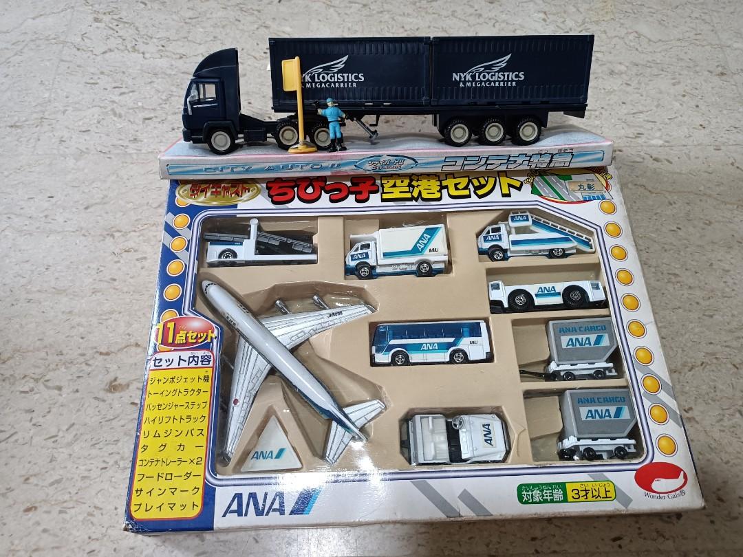 ANA aeroplane airport n container truck model, Hobbies & Toys, Toys ...