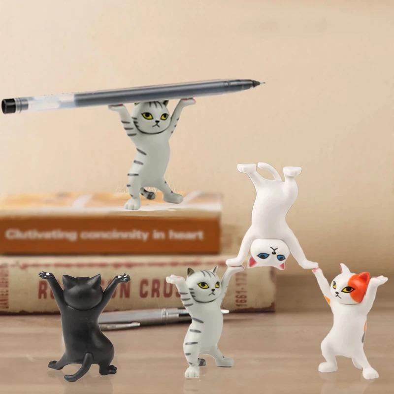 Animal Figure Dancing Cat Earphone Stand For AirPods Headset Bluetooth ...