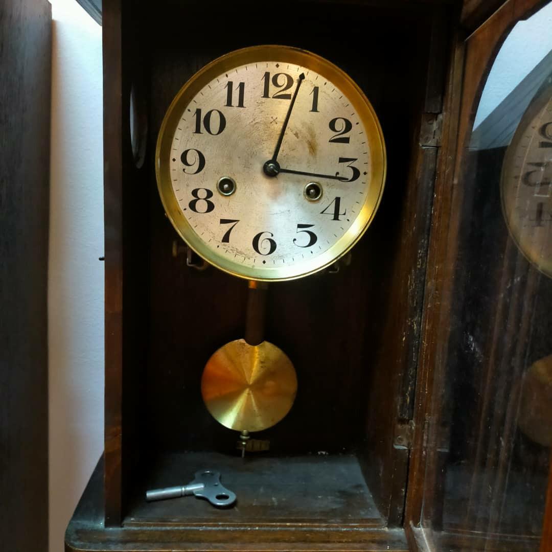 Antique HAC / HAU Germany Wal Clock, Furniture & Home Living, Home ...
