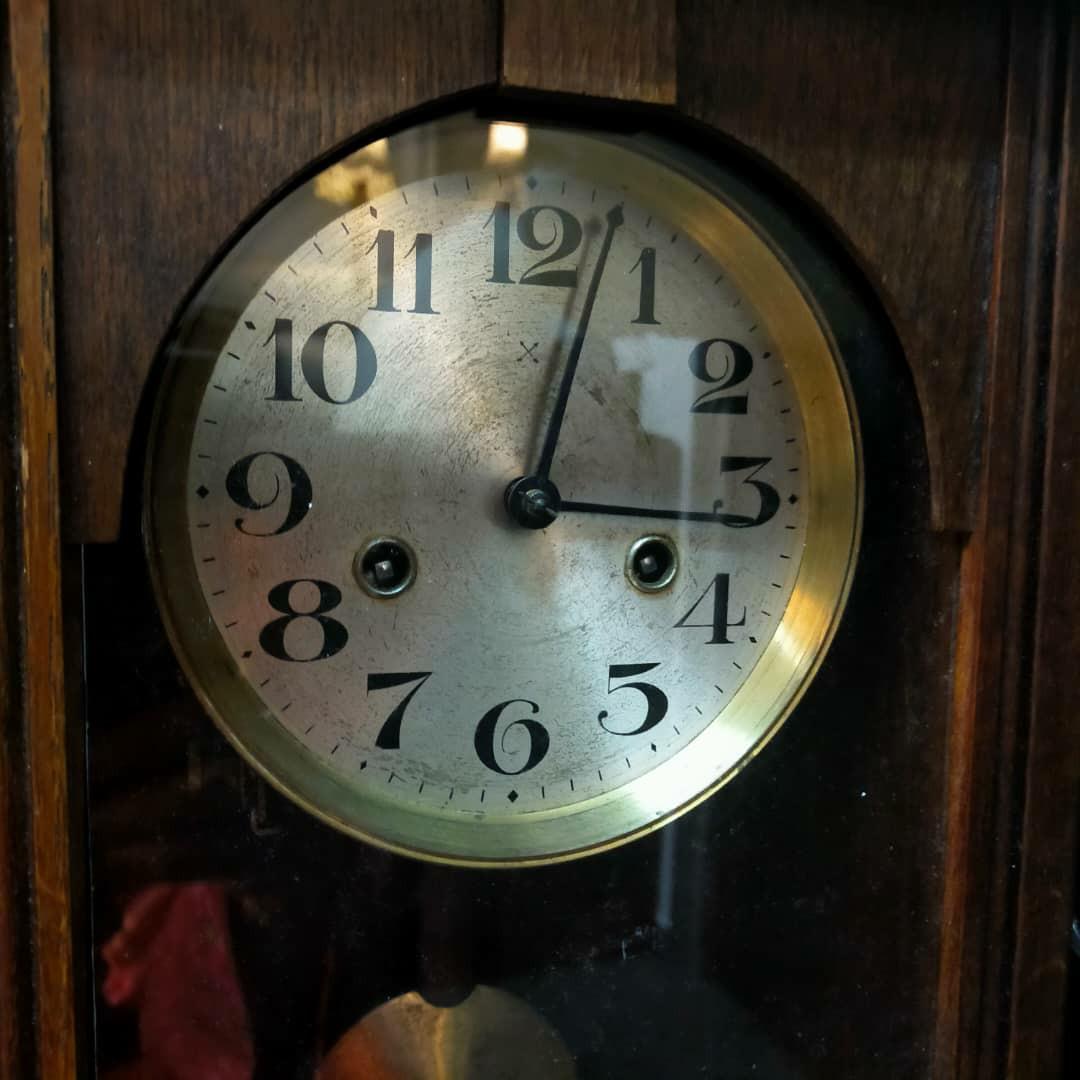 Antique HAC / HAU Germany Wal Clock, Furniture & Home Living, Home ...