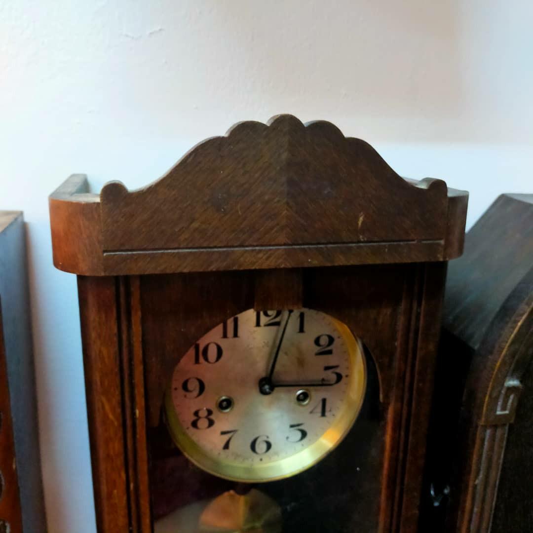 Antique HAC / HAU Germany Wal Clock, Furniture & Home Living, Home ...