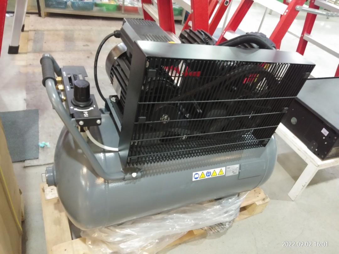 Atlas copco 3HP cast iron piston type air compressor Mode of payment ...