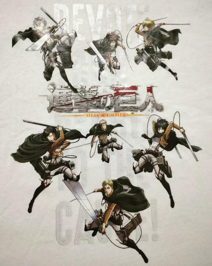 ATTACK ON TITAN OFFICIAL MERCHANDISE, Men's Fashion, Tops & Sets ...