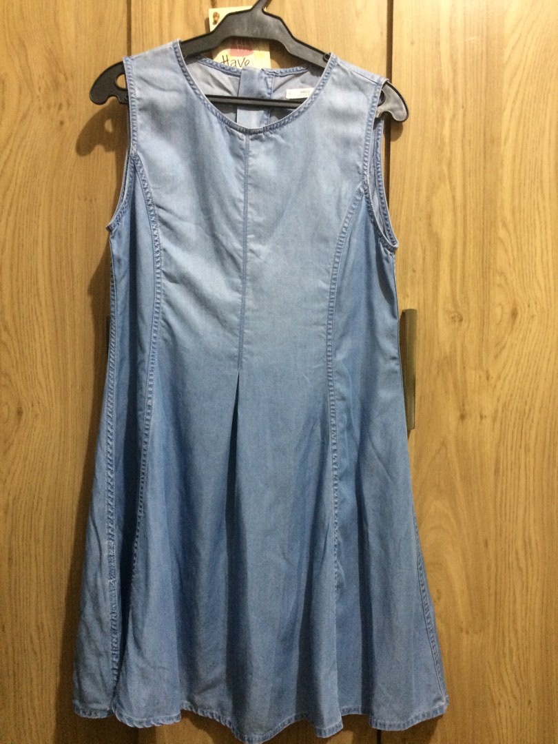 Authentic Mango Denim Dress, Women's Fashion, Dresses & Sets, Dresses on Carousell
