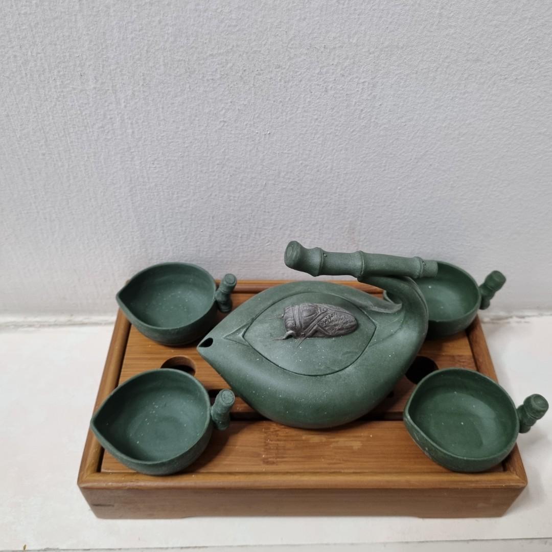 Authentic Zisha Cicada Teapot Set, Hobbies & Toys, Memorabilia ...