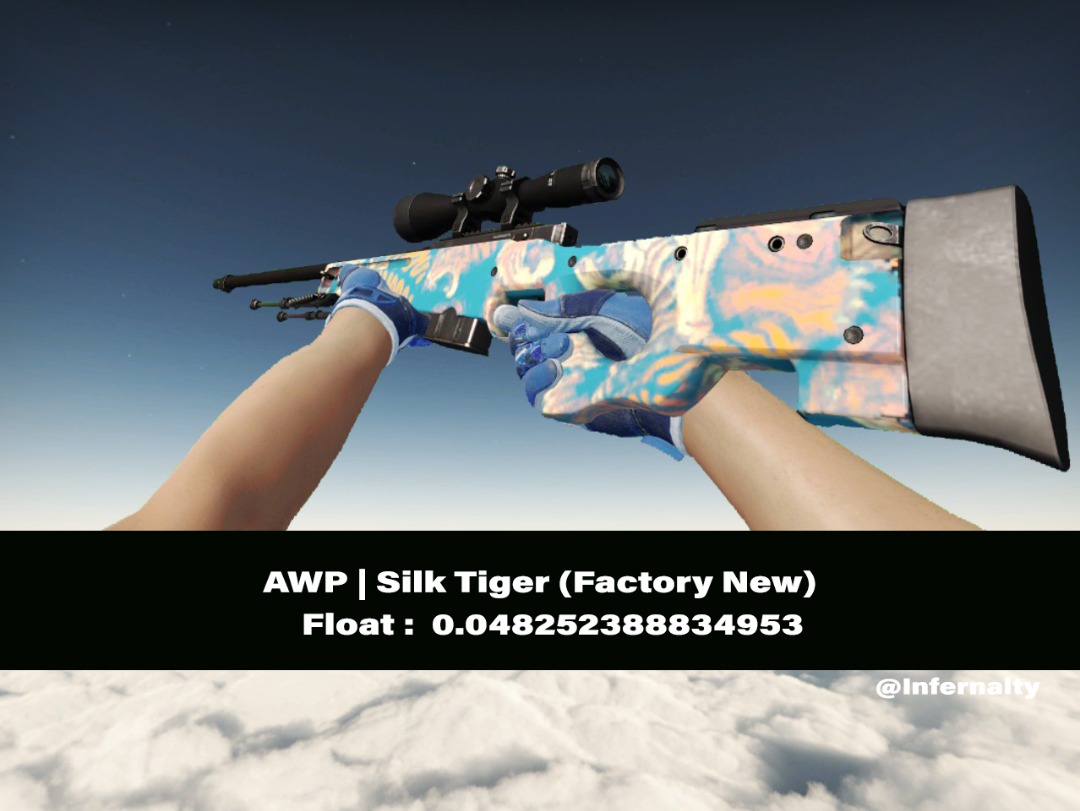 AWP Silk Tiger FN CSGO SKINS KNIVES, Video Gaming, Gaming Accessories, In-Game Products on Carousell