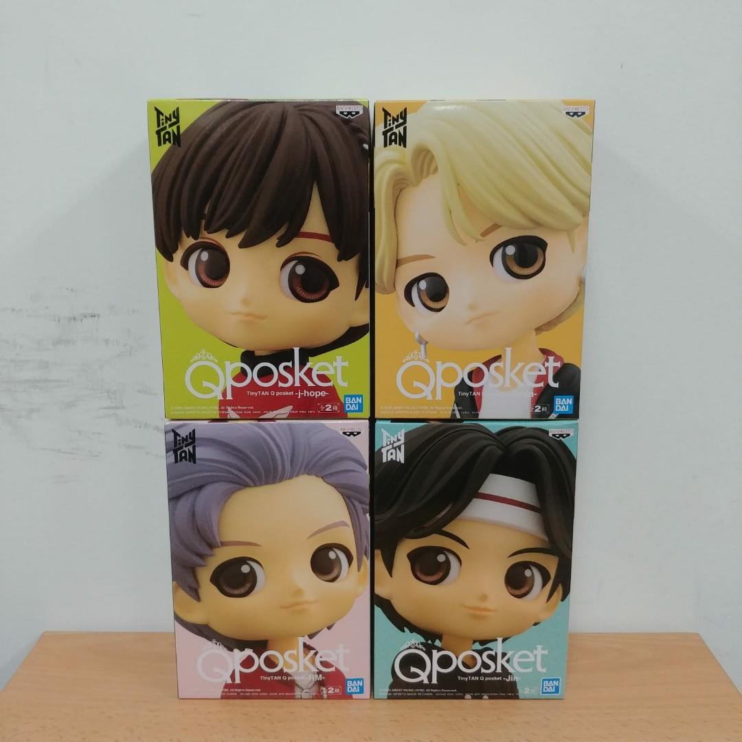 Banpresto Tinytan Mic Drop Q Posket Vol 1 Rm, Jin, J-Hope & Vol 2 Jimin, Hobbies & Toys, Toys ...