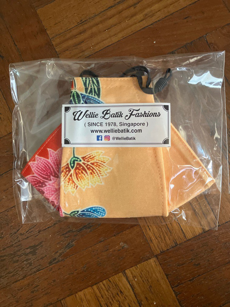 Batik Boat Mask, Health & Nutrition, Face Masks & Face Shields on Carousell