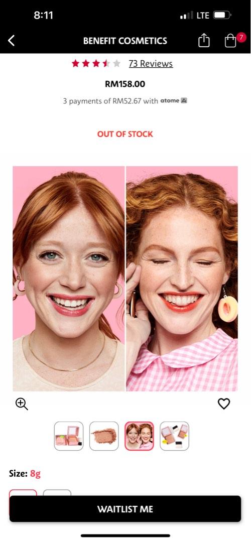 Benefit georgia full size, Beauty & Personal Care, Face, Makeup on ...