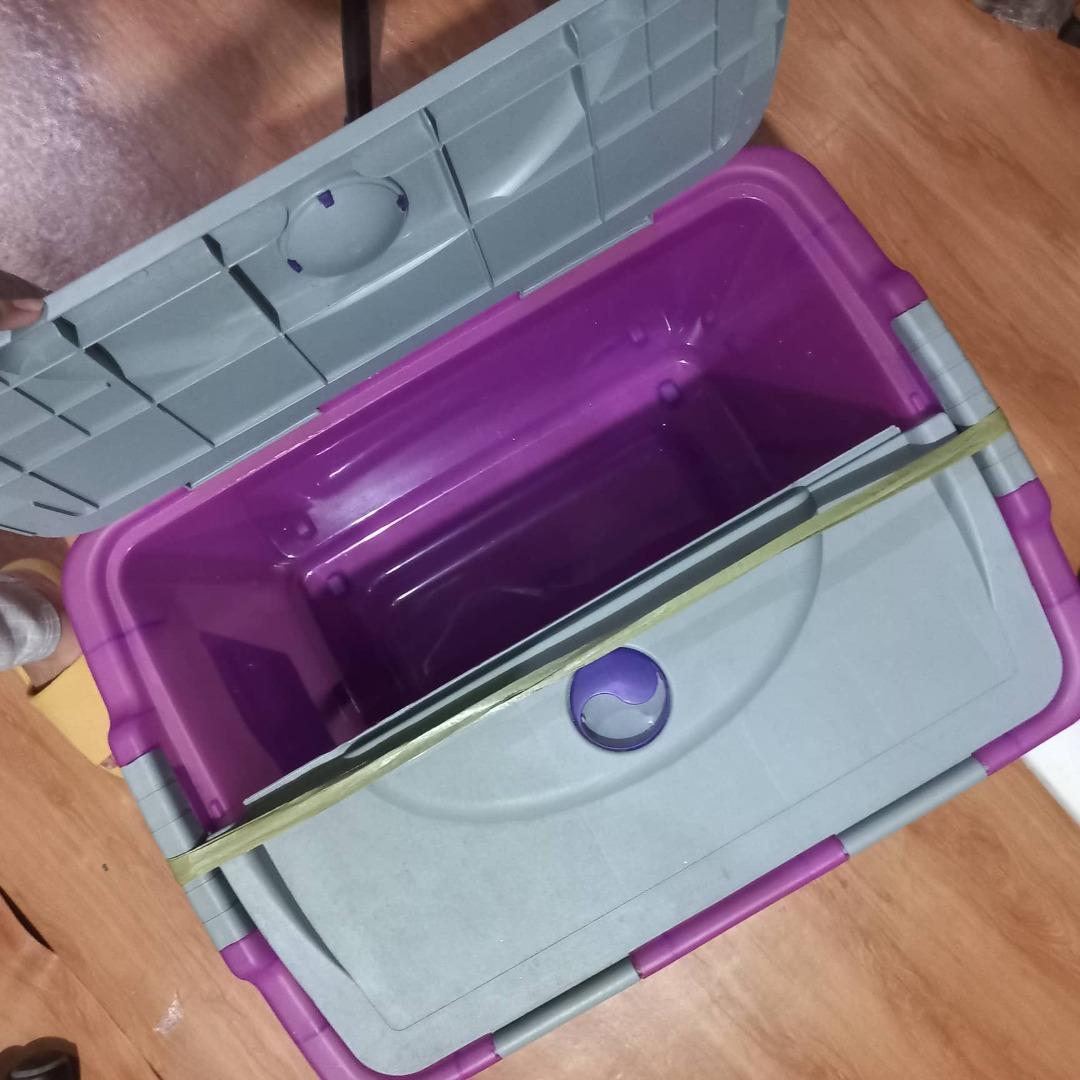 Big Durable Plastic Storage Box Megabox 120-150L, Furniture & Home ...