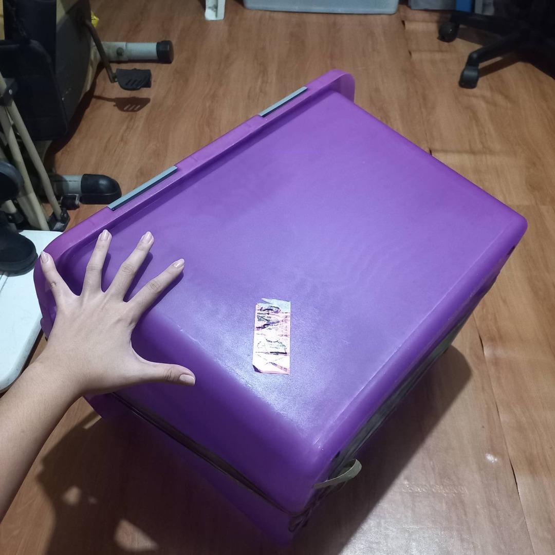 Big Durable Plastic Storage Box Megabox 120-150L, Furniture & Home ...