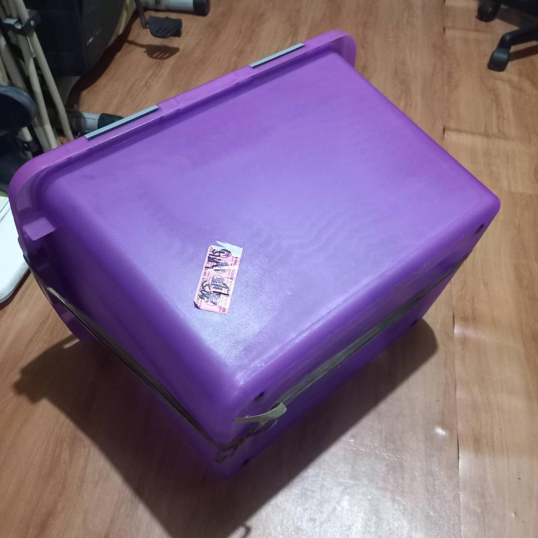 Big Durable Plastic Storage Box Megabox 120-150L, Furniture & Home ...