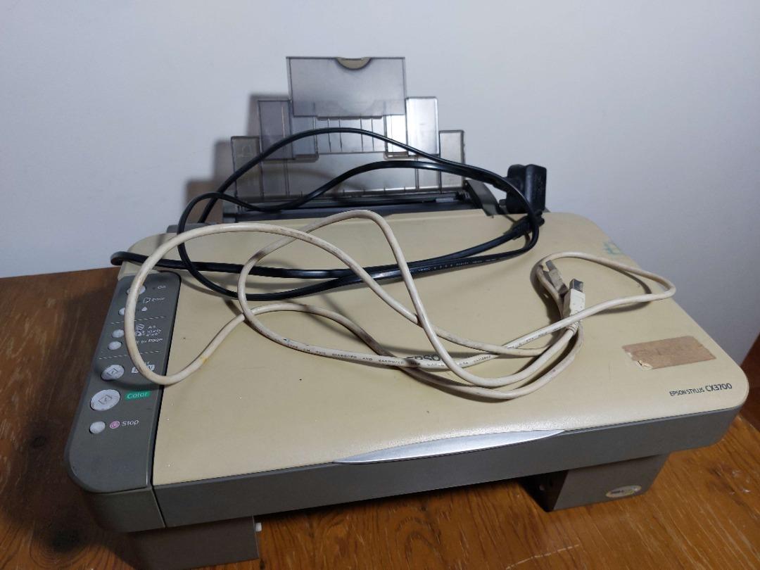 Broken printer Canon ip2770 CISS and Broken Epson CX37200 w/ Scanner ...