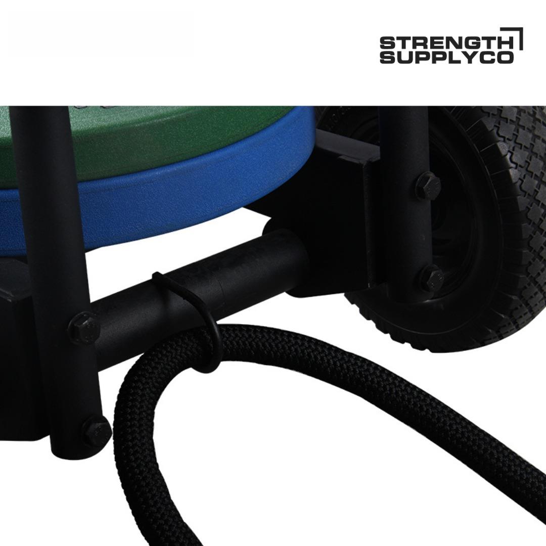 Brute Fitness Wheeled Sled Tank for Strength and Conditioning, Sports ...