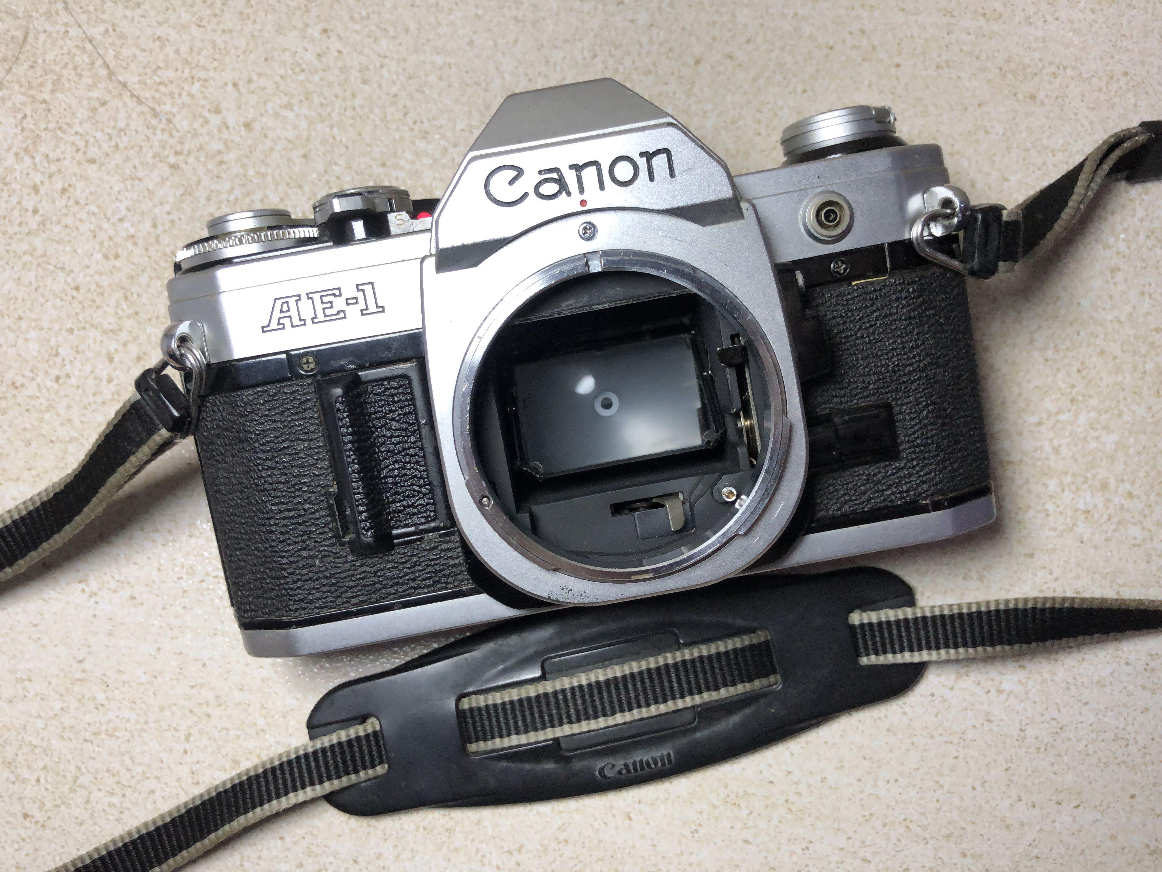 Canon AE-1 Silver AE1, Photography, Cameras on Carousell