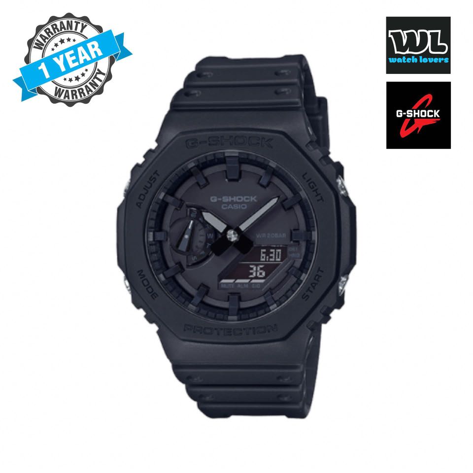 Casio G-Shock Carbon Core Guard Structure Black Resin Band Watch GA ...