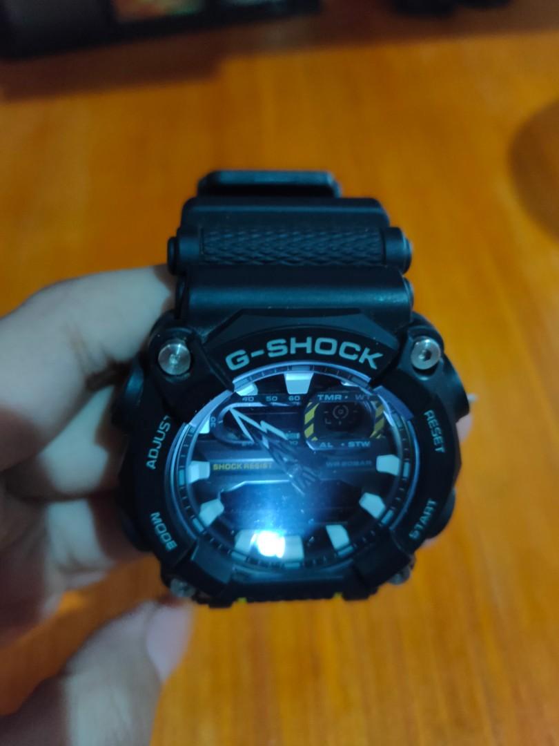 Casio G-Shock (GA-900-1ADR) Black Resin Strap Shock Resistant 200 Meter ...