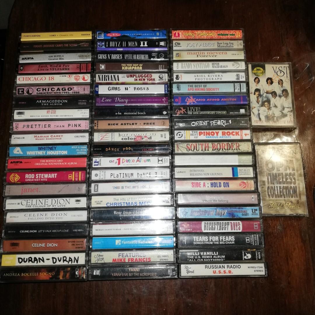 Cassete tapes- assorted 60 pcs+2, Hobbies & Toys, Memorabilia ...