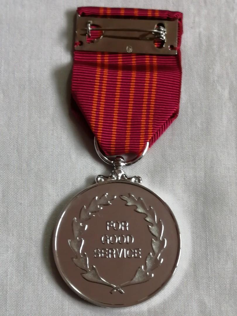 Civil Defence Force Good Service Full Size Medal, Hobbies & Toys ...