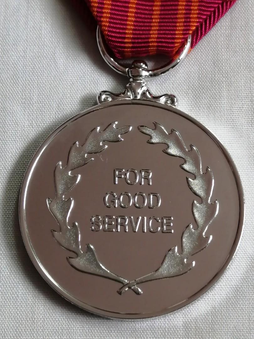Civil Defence Force Good Service Full Size Medal, Hobbies & Toys ...