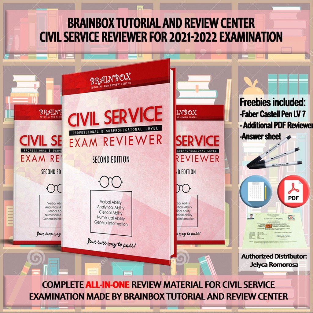 CIVIL SERVICE REVIEWER BRAINBOX Hobbies Toys Books Magazines civil-service-reviewer-brainbox-hobbies-toys-books-magazines