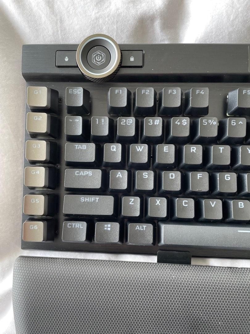 Co RSAIR CH-912A01A-NA K100 RGB Optical-Mechanical Gaming Keyboard ...