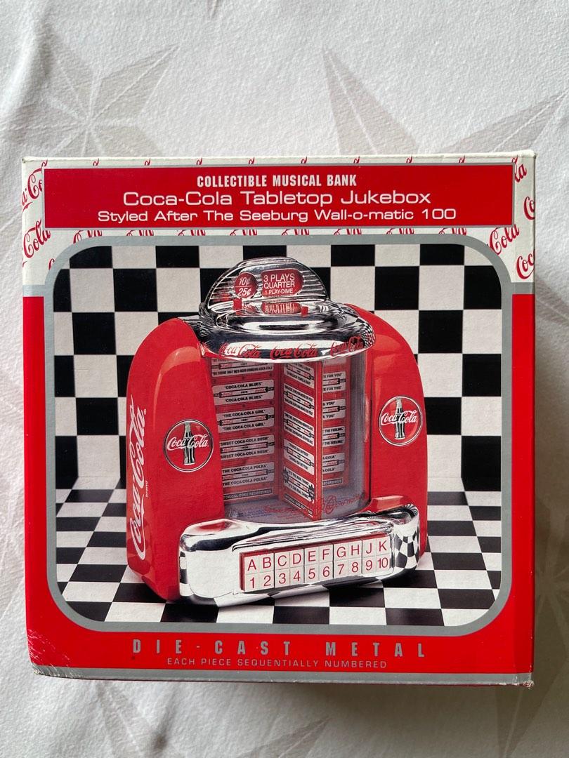 絕版 Coca Cola tabletop jukebox 可口可樂收藏品 音樂箱, 興趣及遊戲, 收藏品及紀念品, 古董收藏 - Carousell