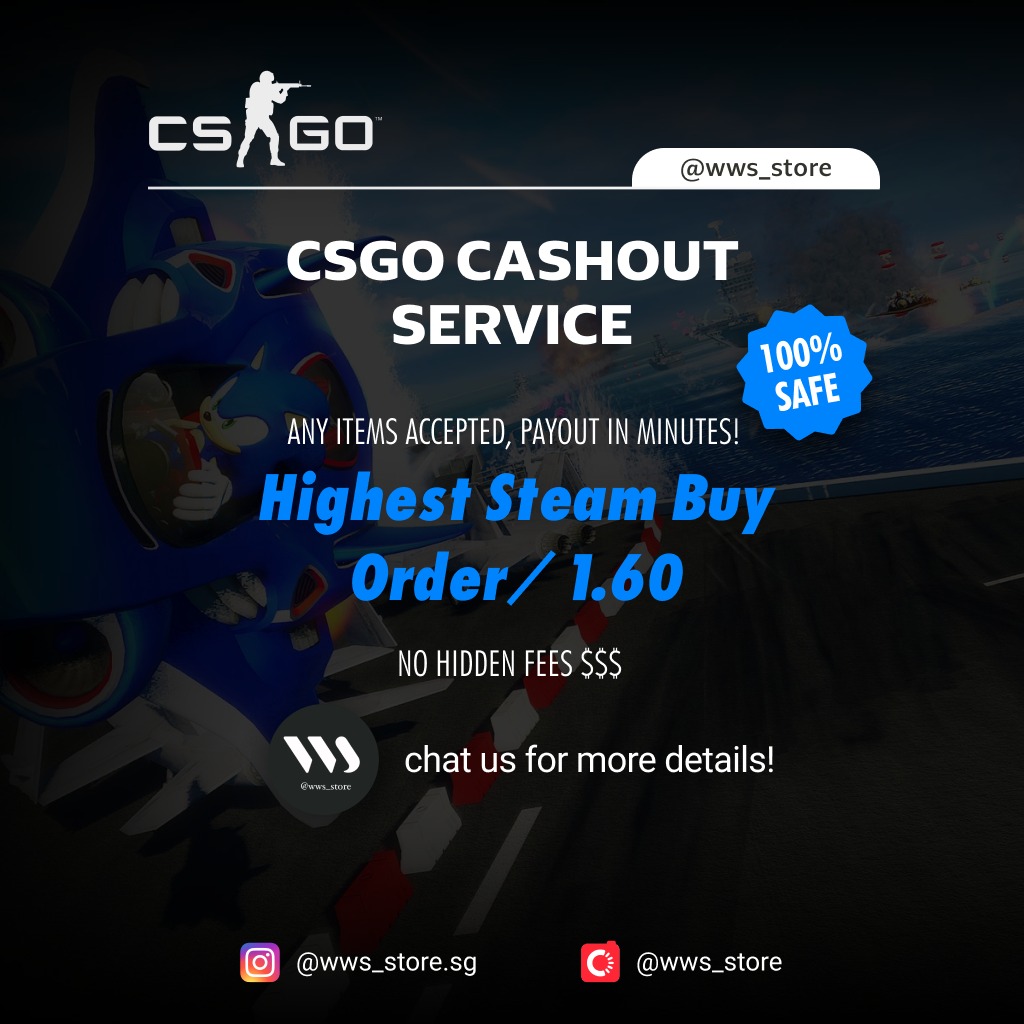 CSGO Instant CashOut Service! Now Accepting DOTA 2 Items, Video Gaming ...