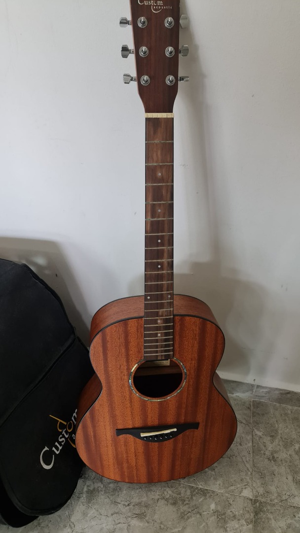 Custom Acoustic Mini Guitar, Hobbies & Toys, Music & Media, Musical ...