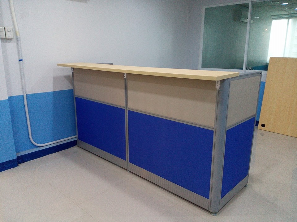 CUSTOMIZED RECEPTION COUNTER TABLE, Furniture & Home Living, Office ...