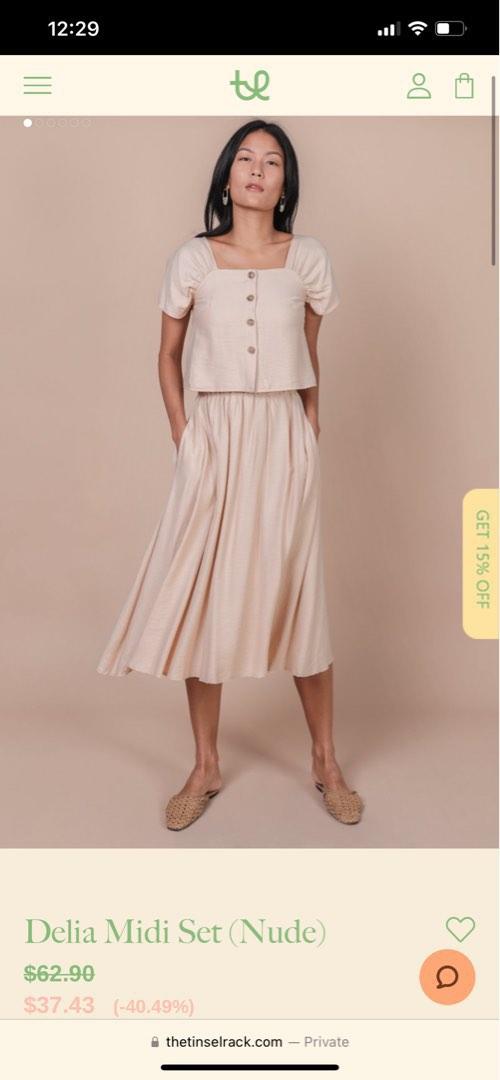 Delia Midi Set, Women's Fashion, Dresses & Sets, Sets or Coordinates on ...