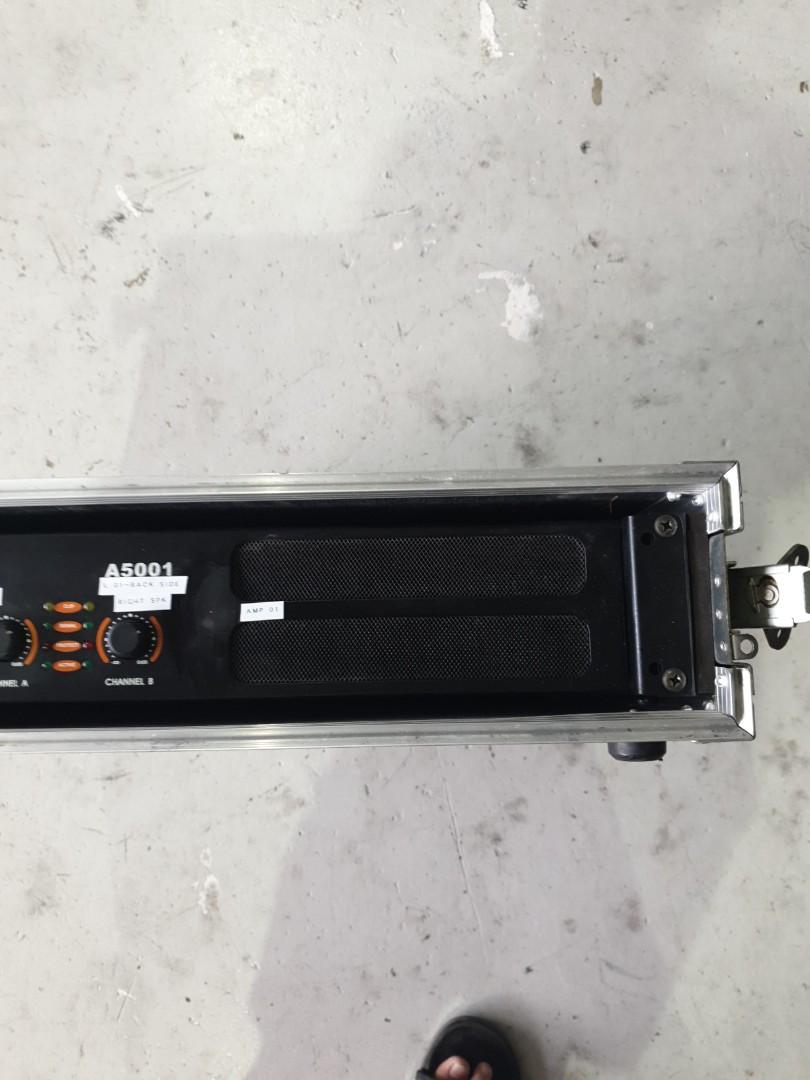 Delta Audio A5001 Power Amplifier 500watt, Audio, Soundbars, Speakers ...