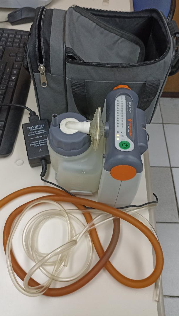 DeVilbiss Vacu-Aide Compact Suction Unit, Health & Nutrition, Medical ...