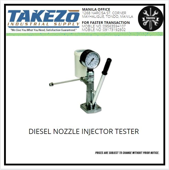 DIESEL NOZZLE INJECTOR TESTER, Commercial & Industrial, Industrial ...